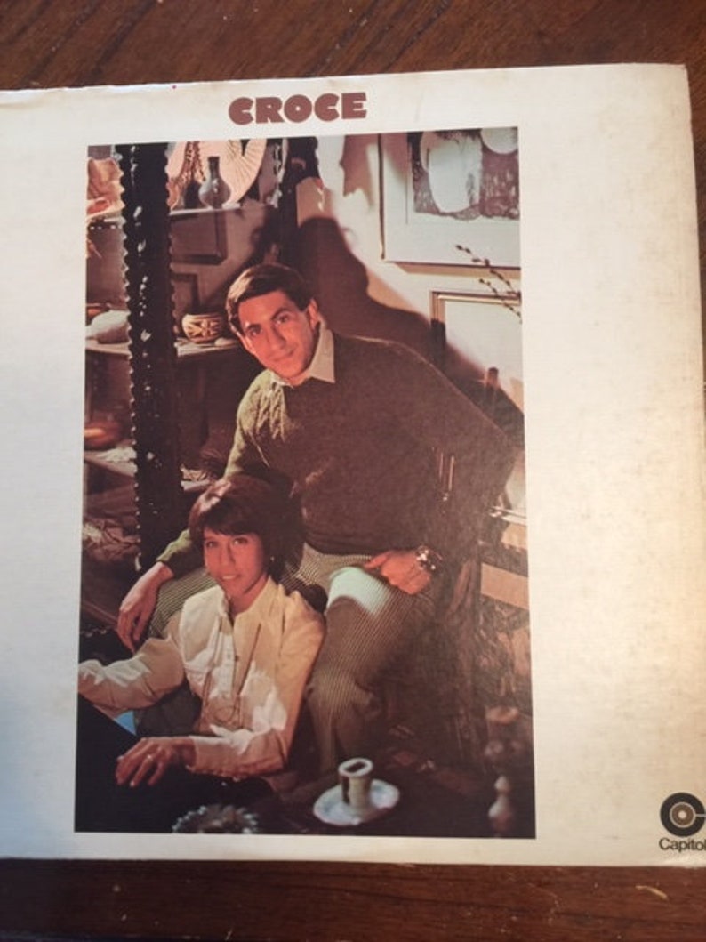 Croce Jim and Ingrid VERY RARE First Vinyl Record 33 RPM Album Vintage ...