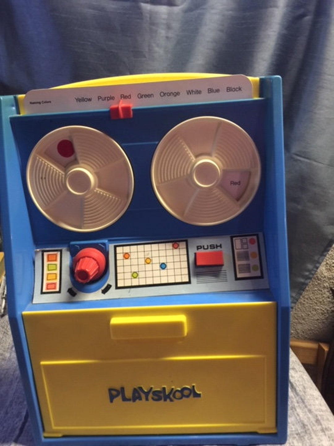 Milton Bradley Playskool Vintage 1972 Computer ENIAC Style Mainframe ...