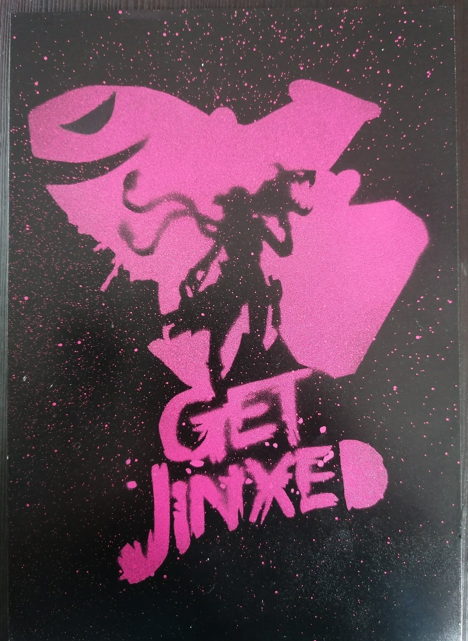 League of Legends Arcane Jinx Spray Painting A4 - Etsy