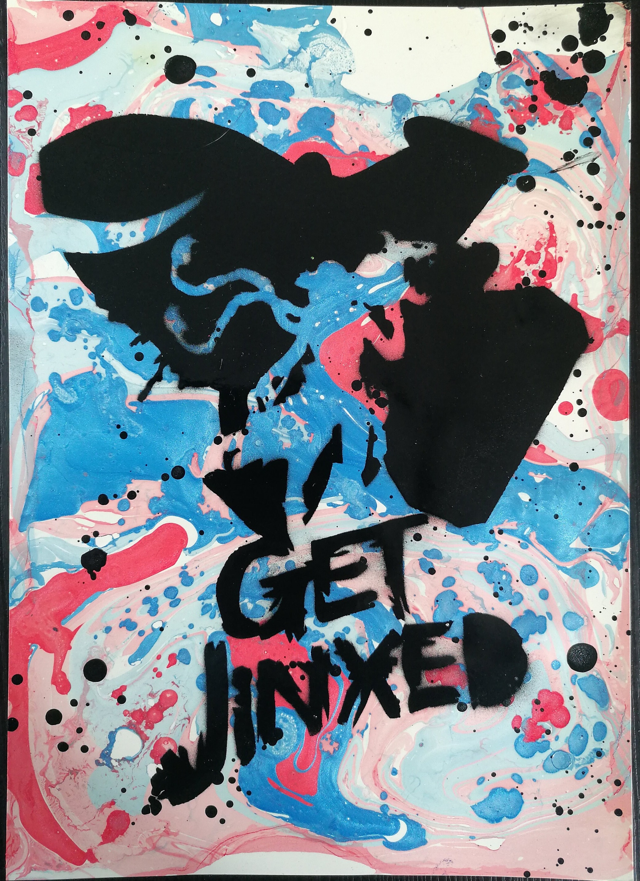 League of Legends Arcane Jinx Spray Painting A4 - Etsy