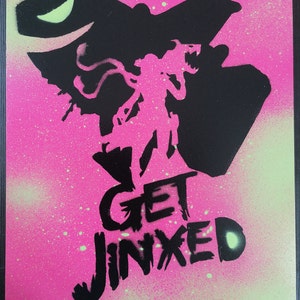League of Legends Arcane Jinx Spray Painting A4 - Etsy