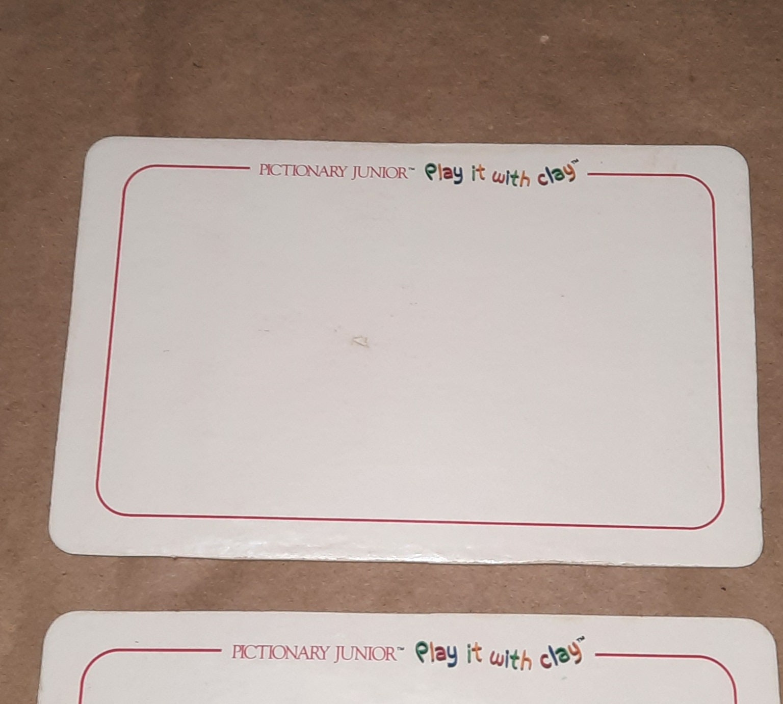 Pictionary Junior Play With Clay Vintage 1988 Board Game - Etsy