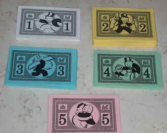Monopoly Money Junior - Etsy