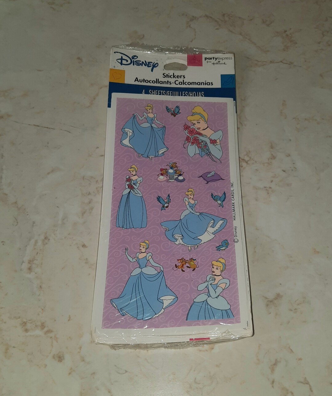 Disney Cinderella Stickers Hallmark Party Express - Etsy