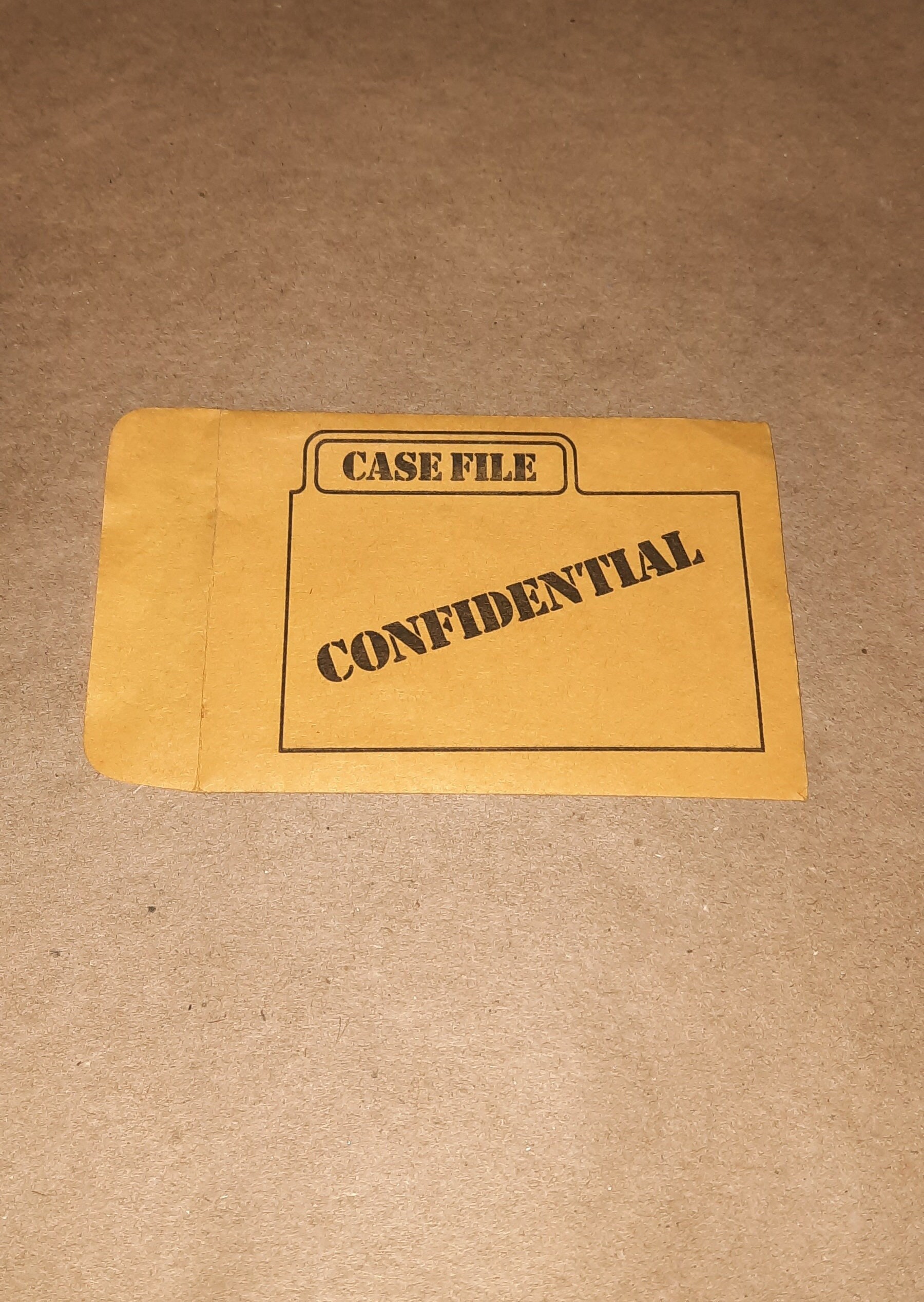 Clue Game Envelope