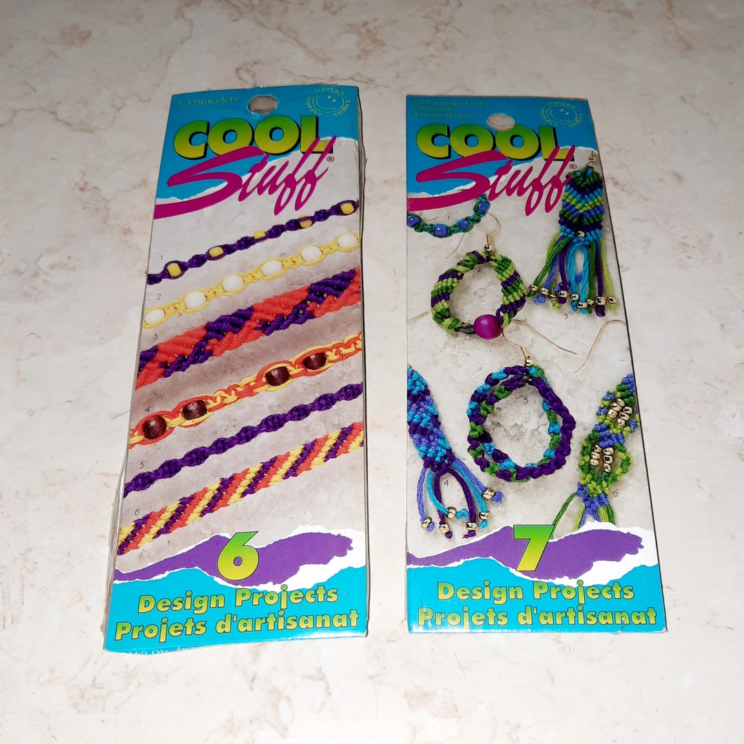 2 Vintage Cool Stuff Design Projects Bracelet Earring Making Kits - Etsy