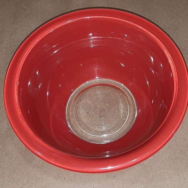 Red Pyrex Bowl - Etsy