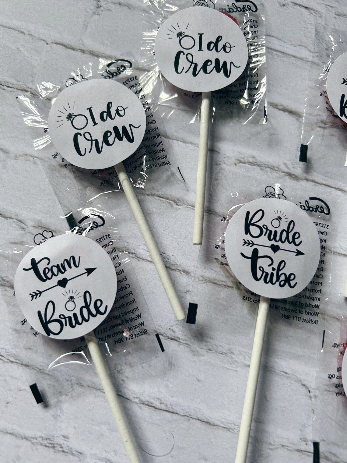 Bulk Hen Party Lollipops Favours Bride Tribe I Do Crew Team - Etsy UK