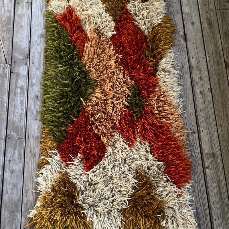 Vintage Shag Rug - Etsy