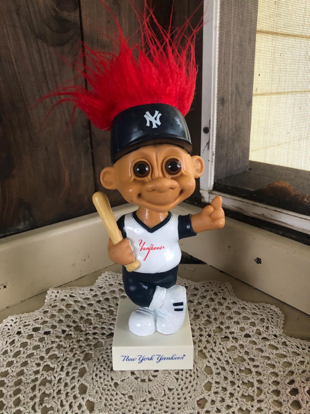 Vintage Sports MLB New York Yankees Troll Bobble Head - Etsy