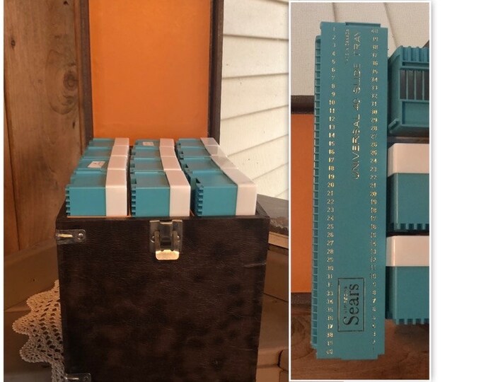 Vintage 35mm Photo Film Slide Storage Box - Etsy