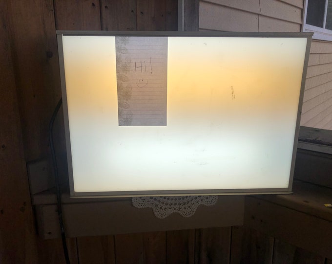 Vintage Fluorescent Lamp X-ray Light Box - Etsy