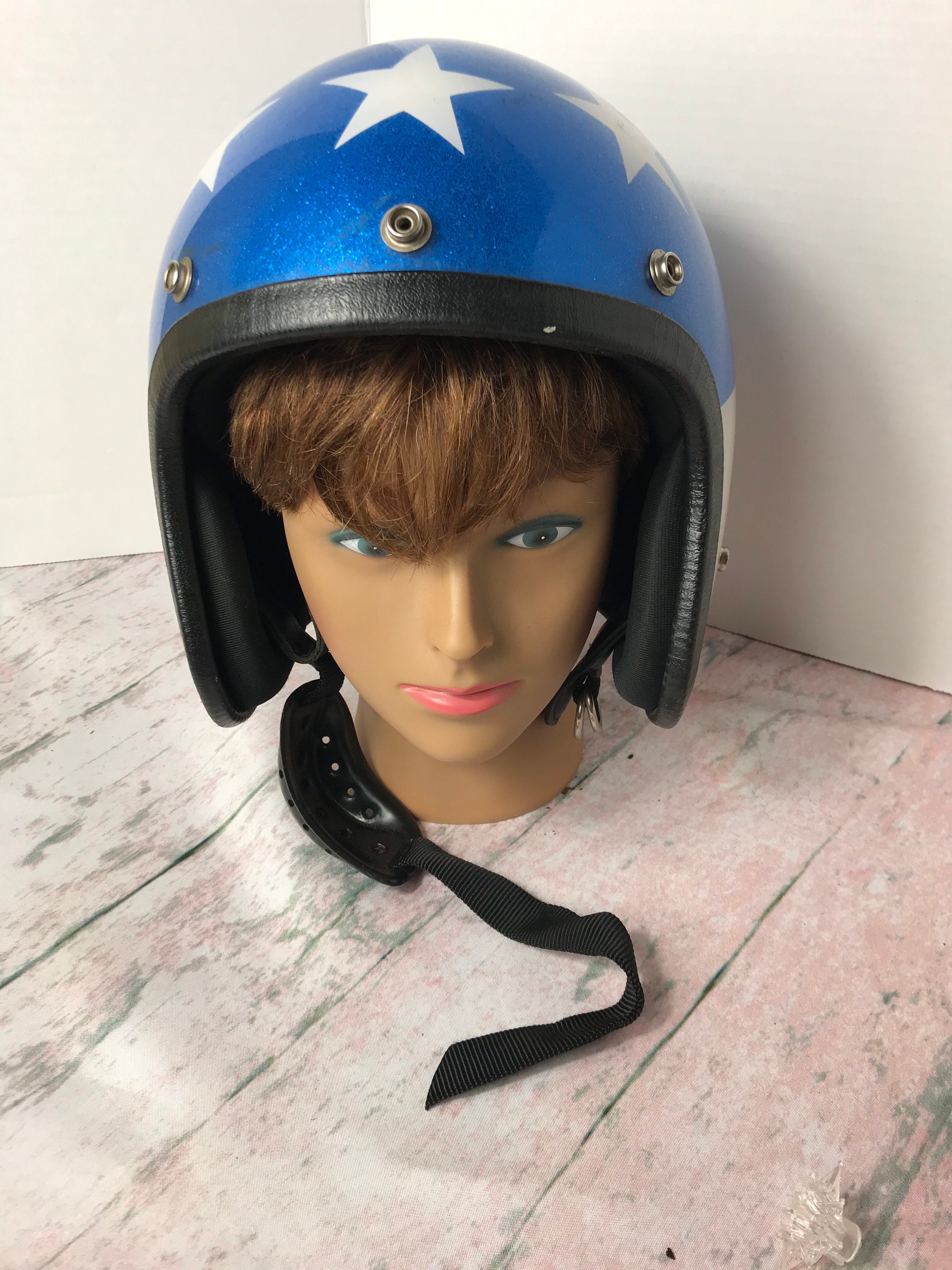 Vintage Easy Rider Motorcycle Helmet | Etsy