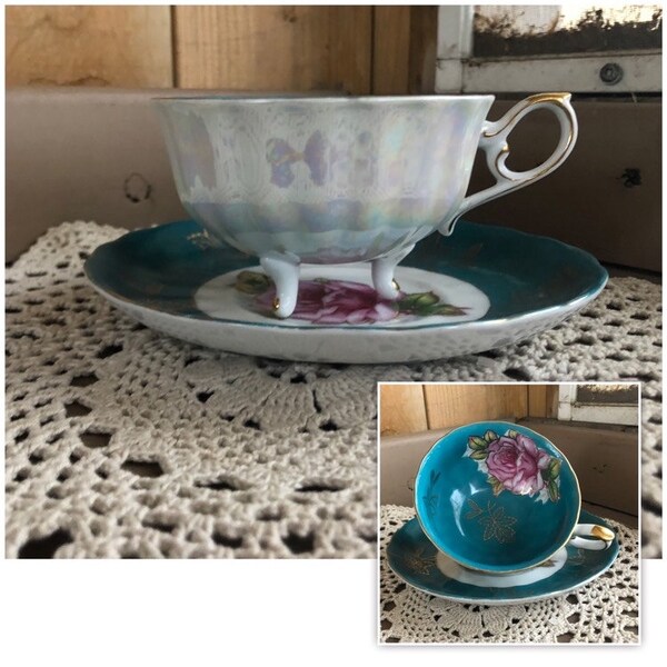 Footed Tea Cup - Etsy