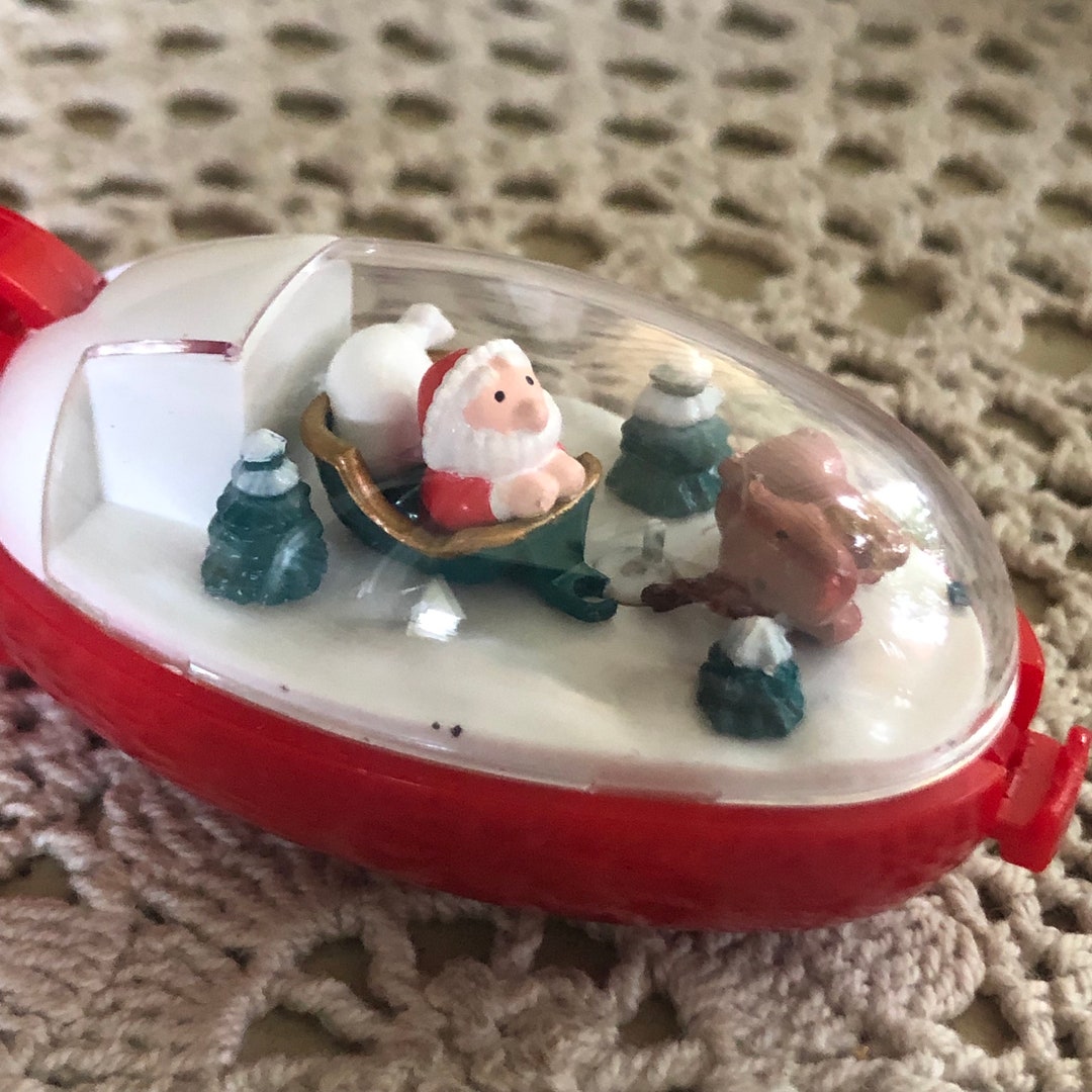 Vintage Takara Santa Sled Pocket Critters Keychain - Not in Working ...