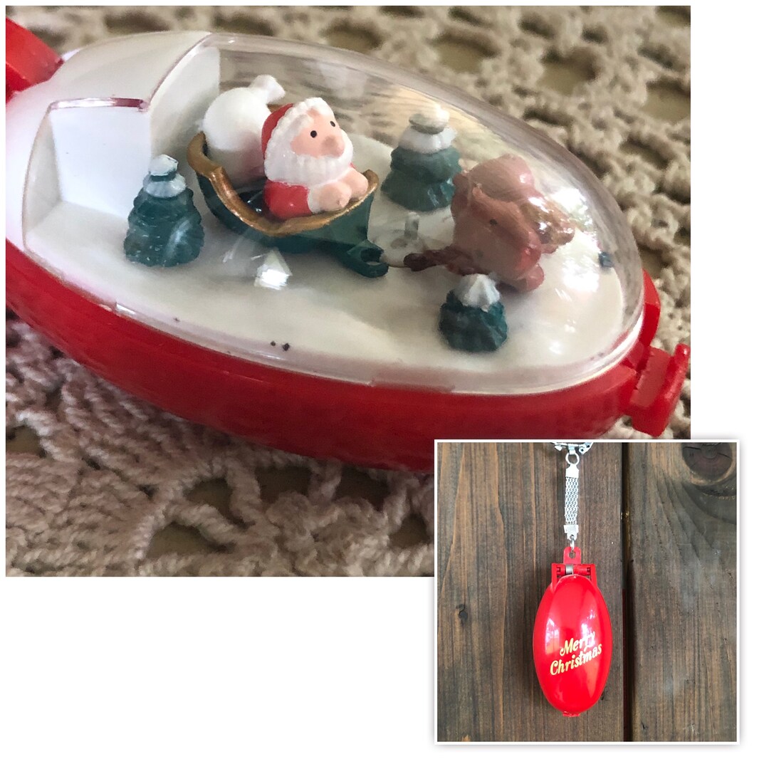 Vintage Takara Santa Sled Pocket Critters Keychain Not in - Etsy