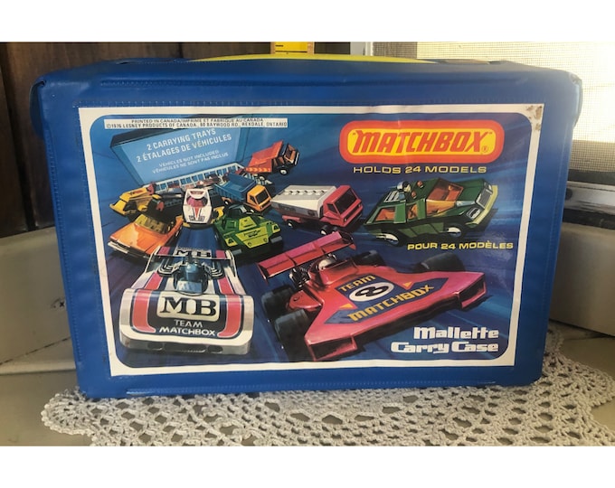 1976 Matchbox Cars Mallette Storage Carry Case - Etsy