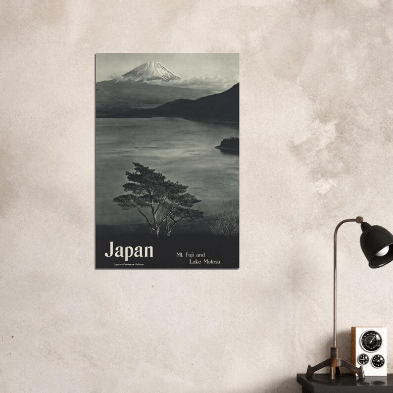 Vintage Japan Travel Poster Japanese Government Railways Physical Print Free Shipping - Etsy