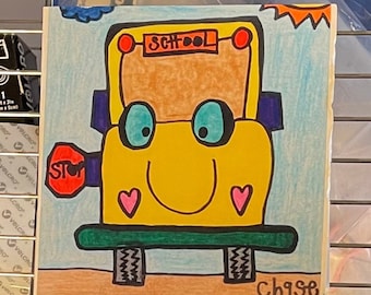 School Bus Note - Etsy