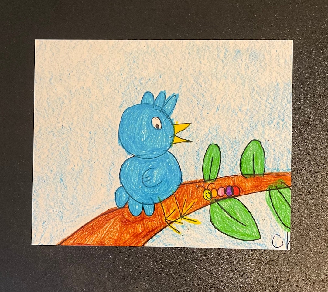 Blue Bird 8 X 10 Print - Etsy