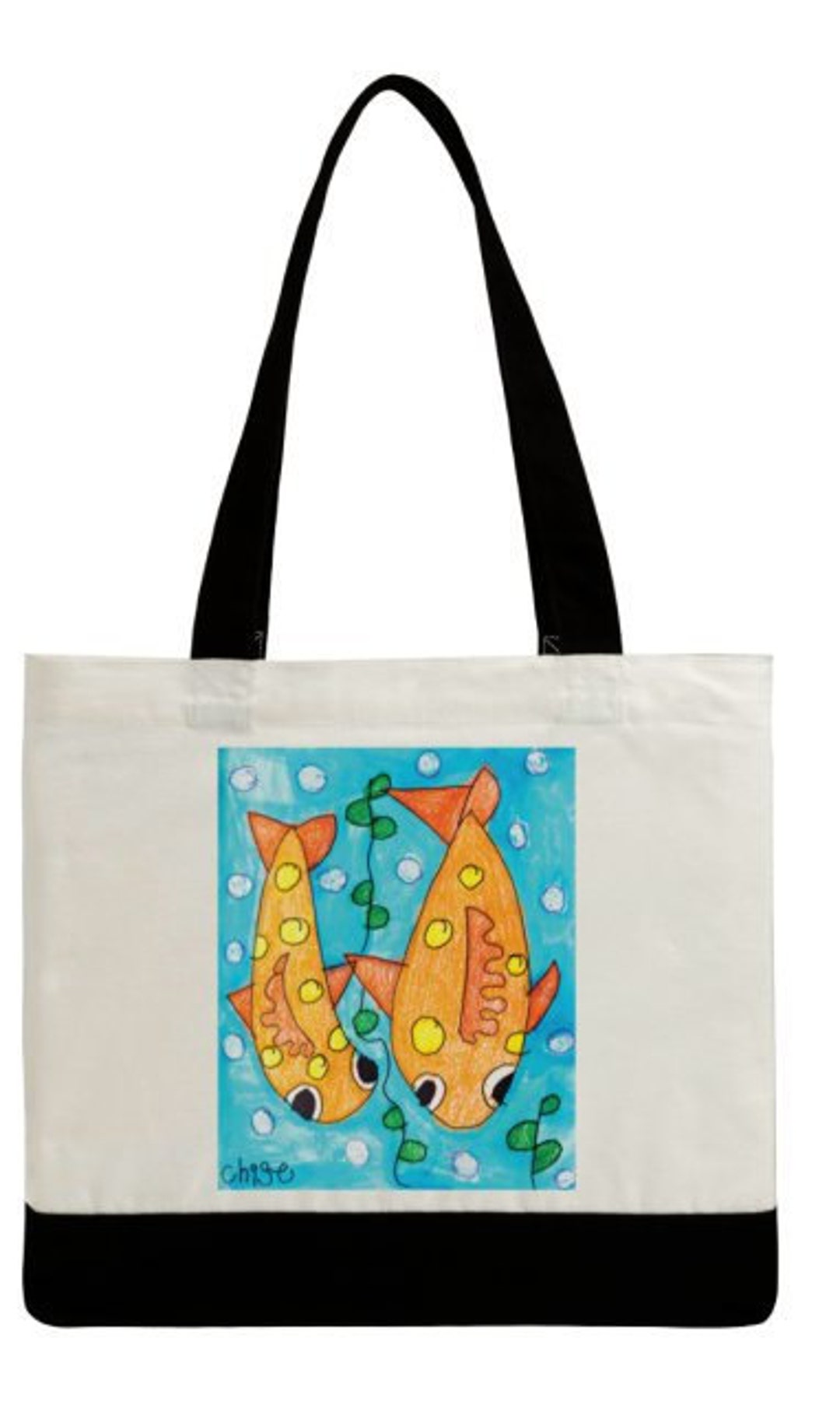 Clown Fish Two Tone Tote Bag - Etsy