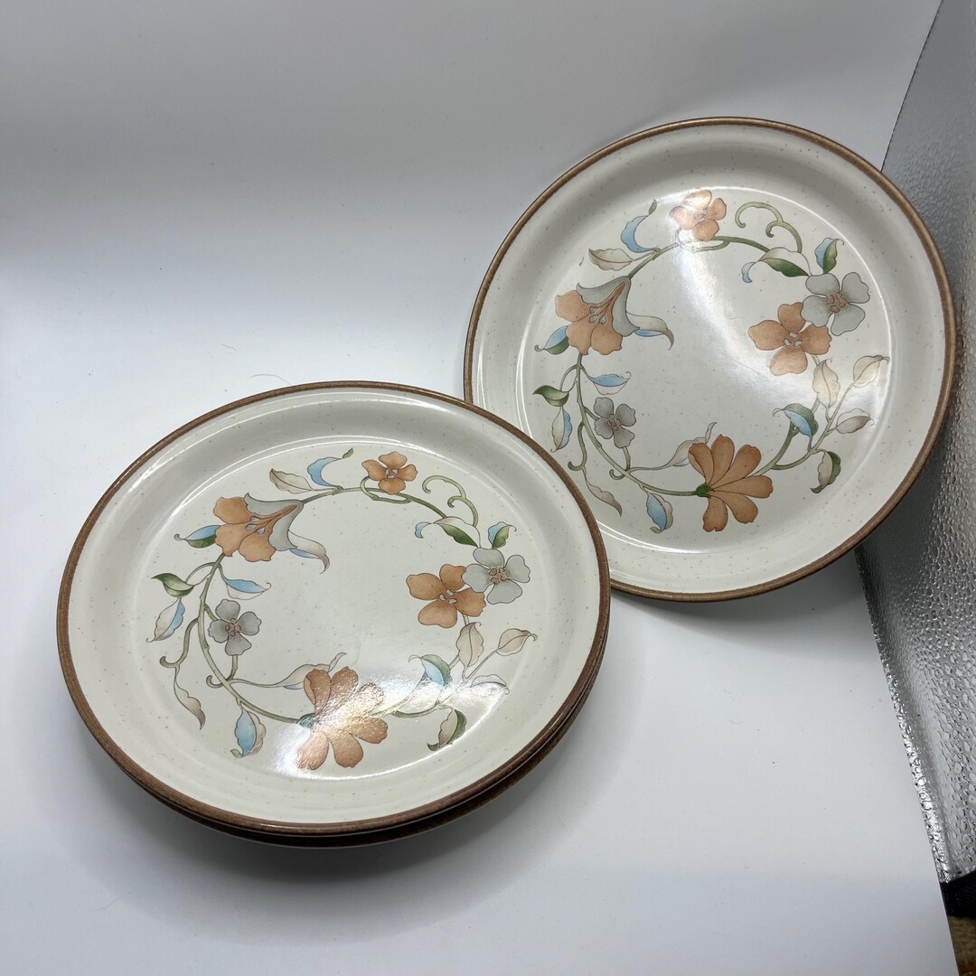 3 Nitto Heather Stone Piccadilly Salad Plates 7.5” Japan - Etsy