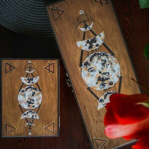 Tarot Box Gold Moon - Etsy