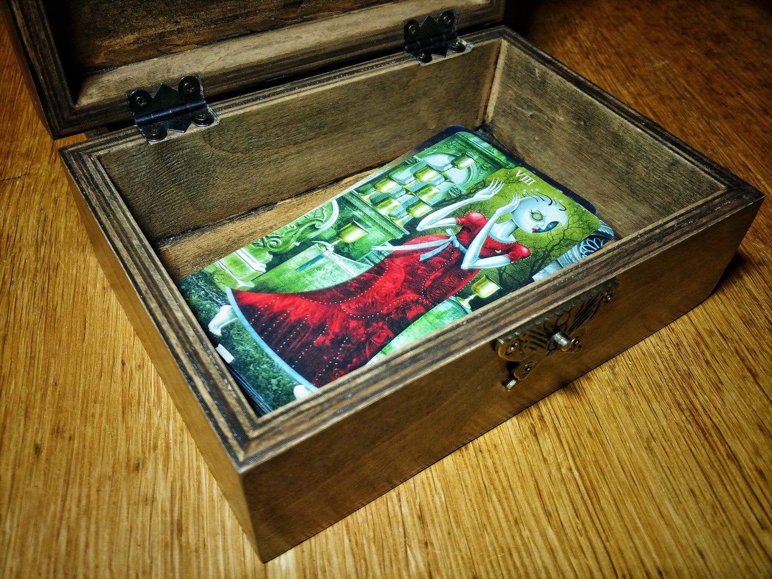 Tarot Box Gold Moon - Etsy