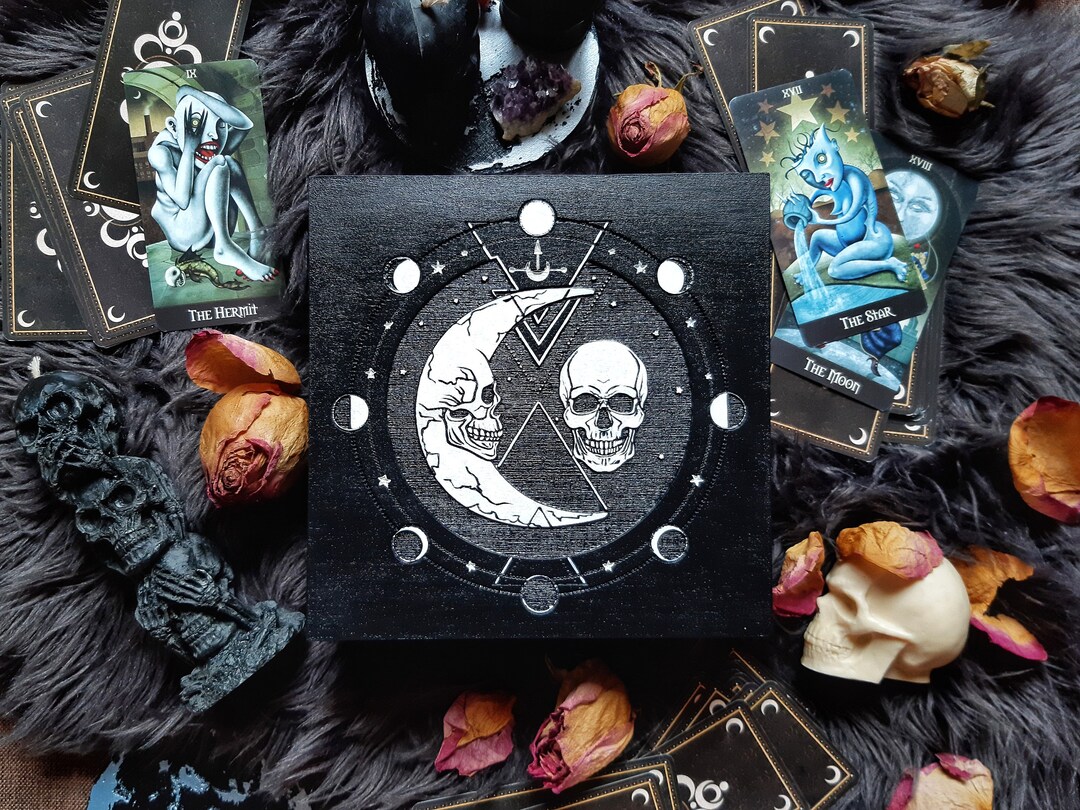 Tarot Card Deck Storage Witch Box, Witchcraft Supply - Etsy
