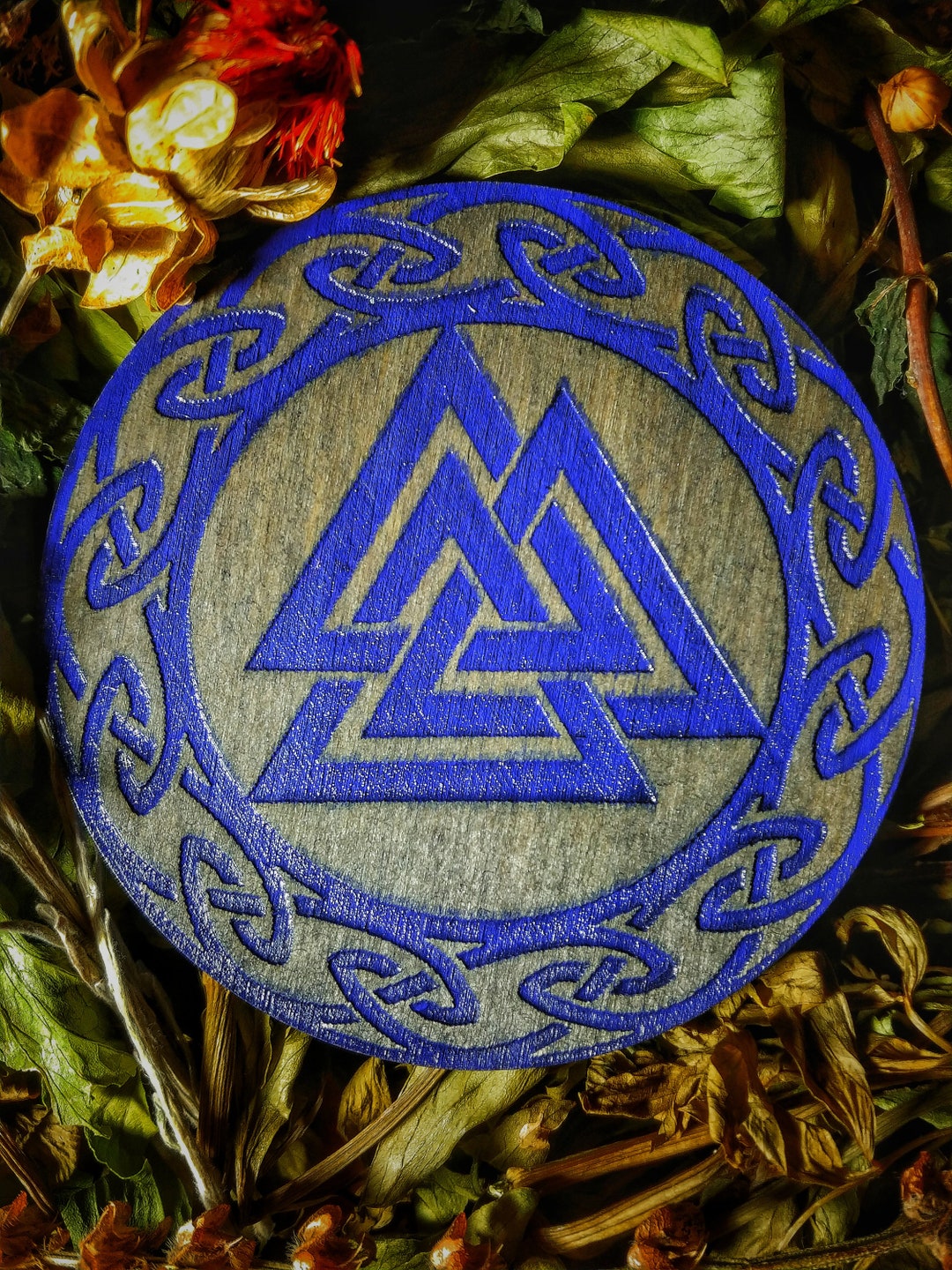 Valknut Pagan Altar Symbol - Etsy
