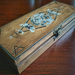 Tarot Box Gold Moon - Etsy