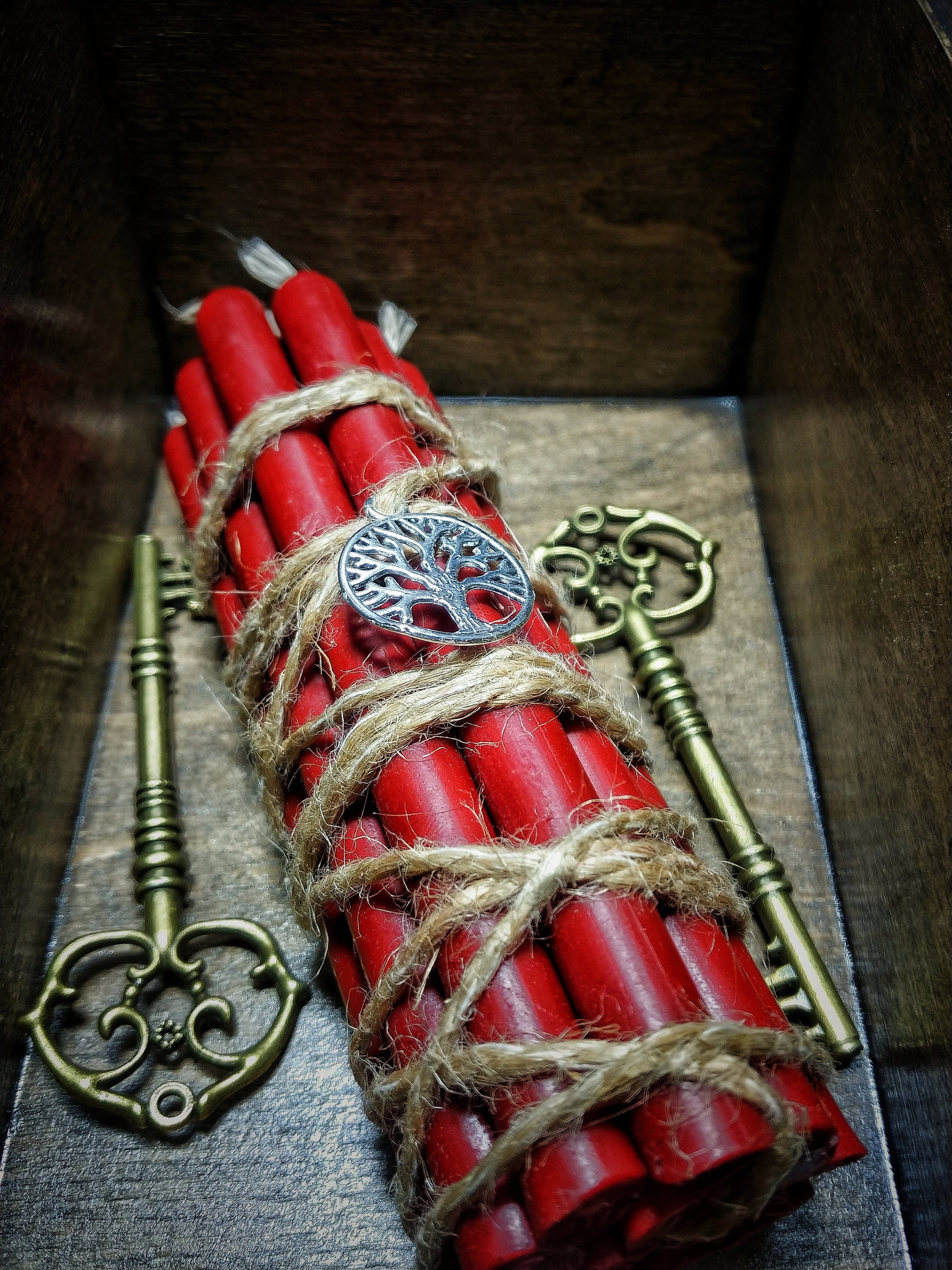Red Spell Candles | Etsy