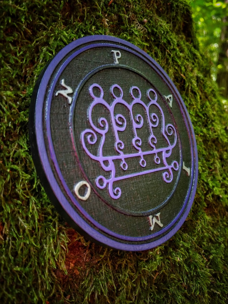 Goetia Demon Sigil King Paimon Ars Goetia Demons Black | Etsy