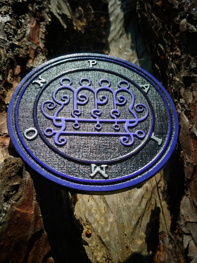 Goetia Demon Sigil King Paimon Ars Goetia Demons Black - Etsy Denmark