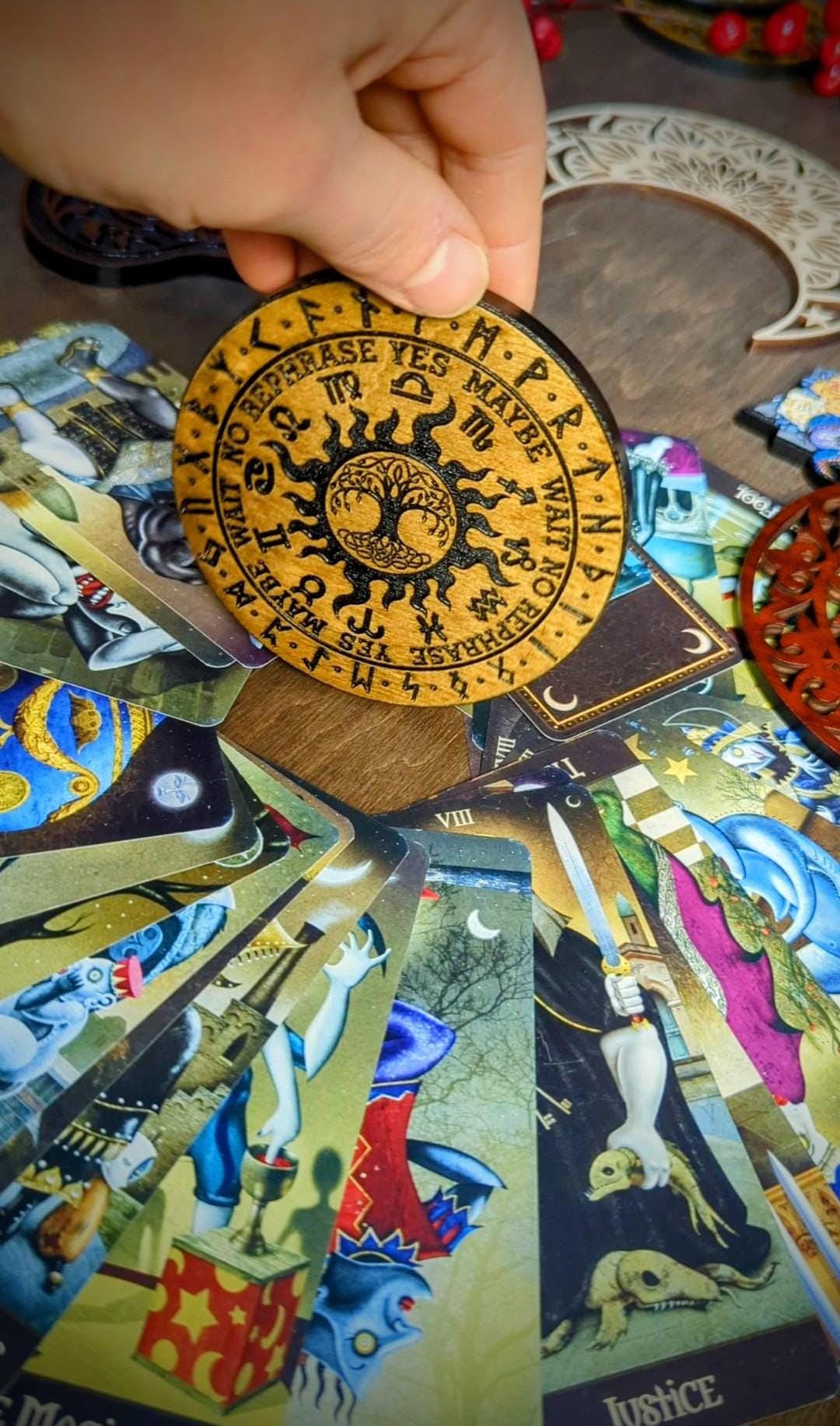 Tree of Life Pendulum Board | Divination Tool for Spiritual Guidance ...