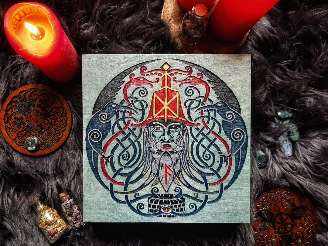 Altar Box Norse Goddess Odin - Etsy