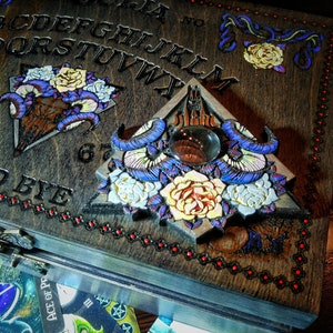 Box Ouija Board Rose With Snake - Etsy