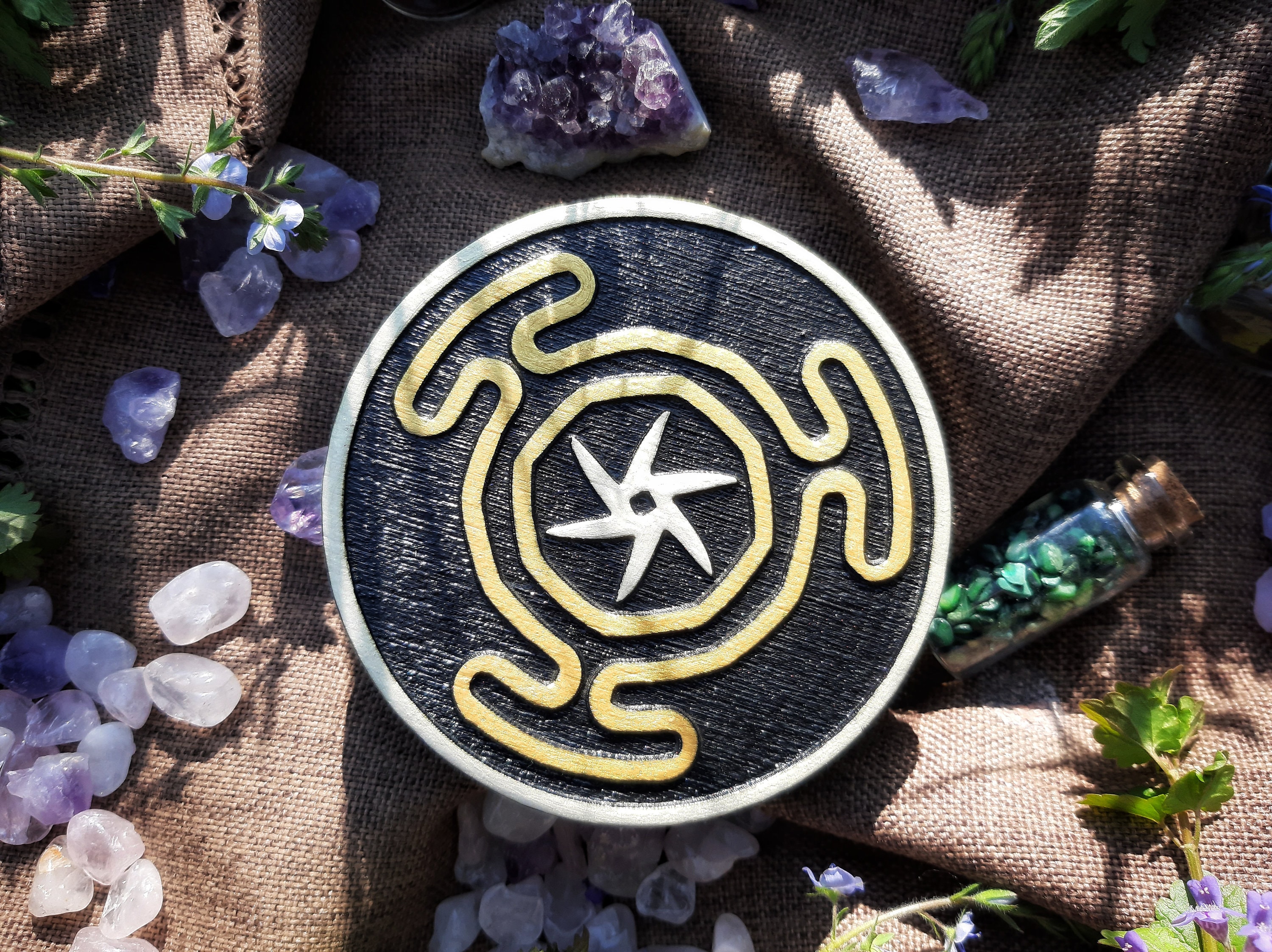 Hecate Sigils Hecate Wheel Pagan Altar | Etsy