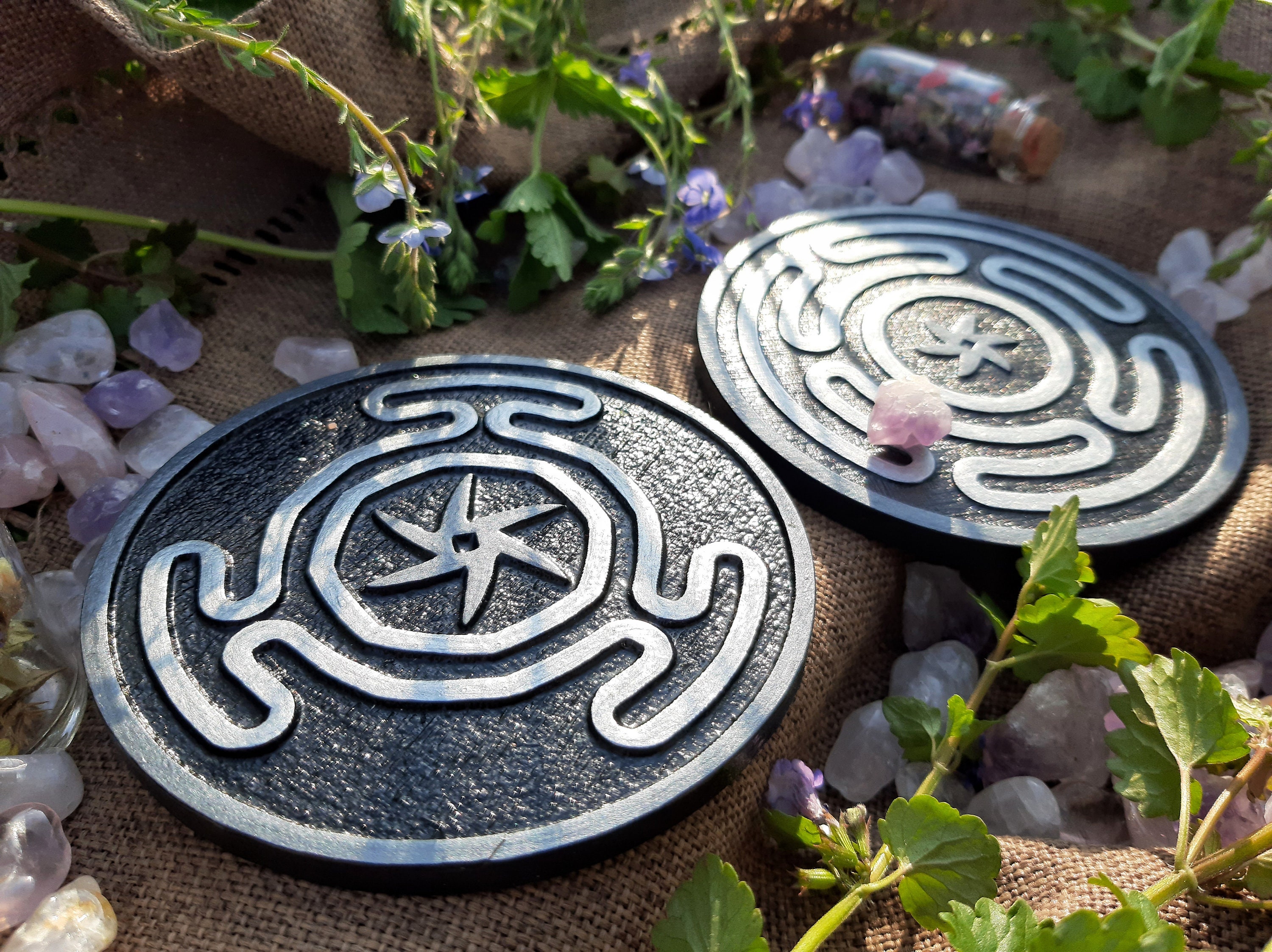 Hecate Sigils Hecate Wheel Pagan Altar | Etsy