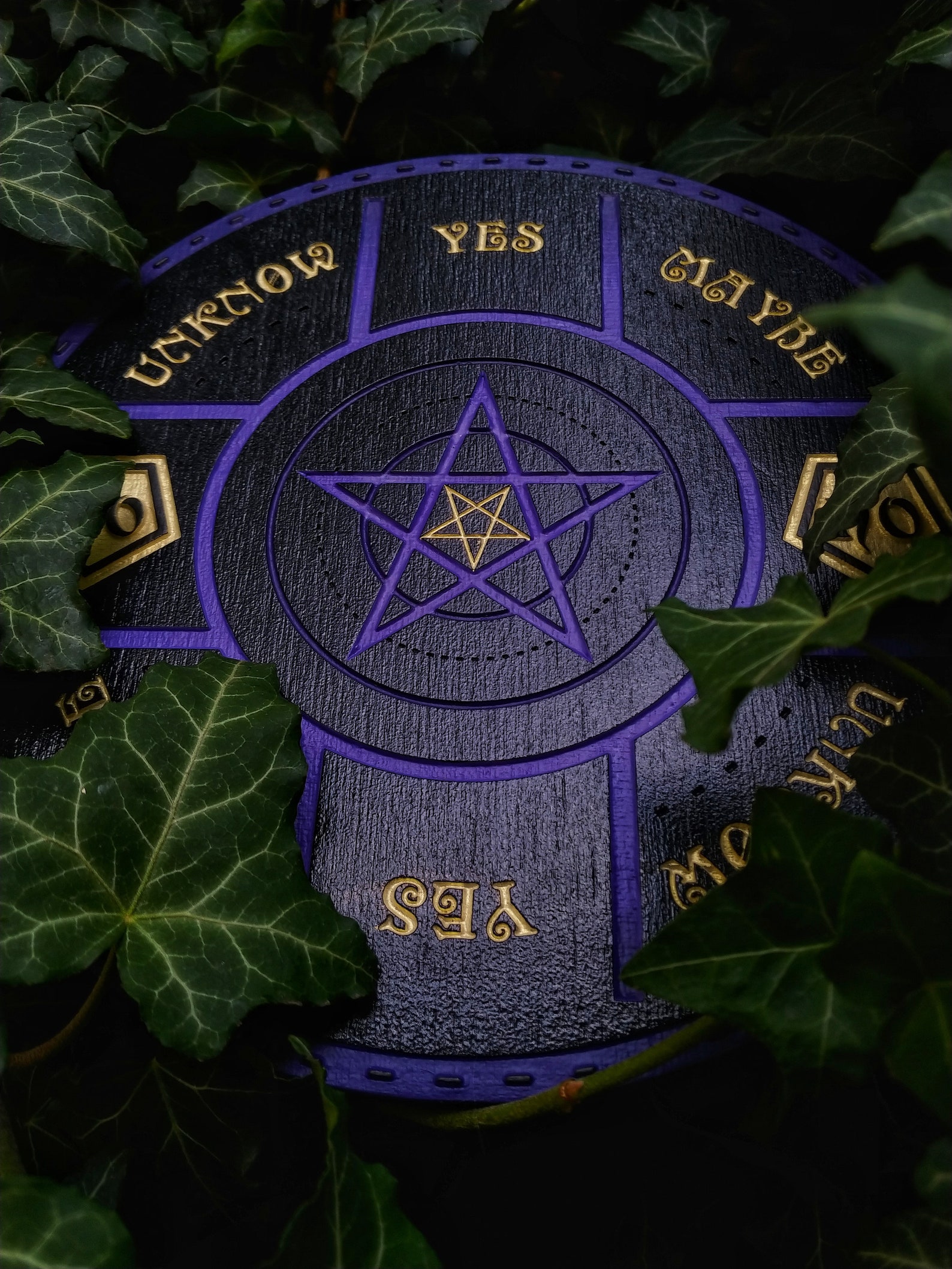 Pendulum Board Pentagram - Etsy