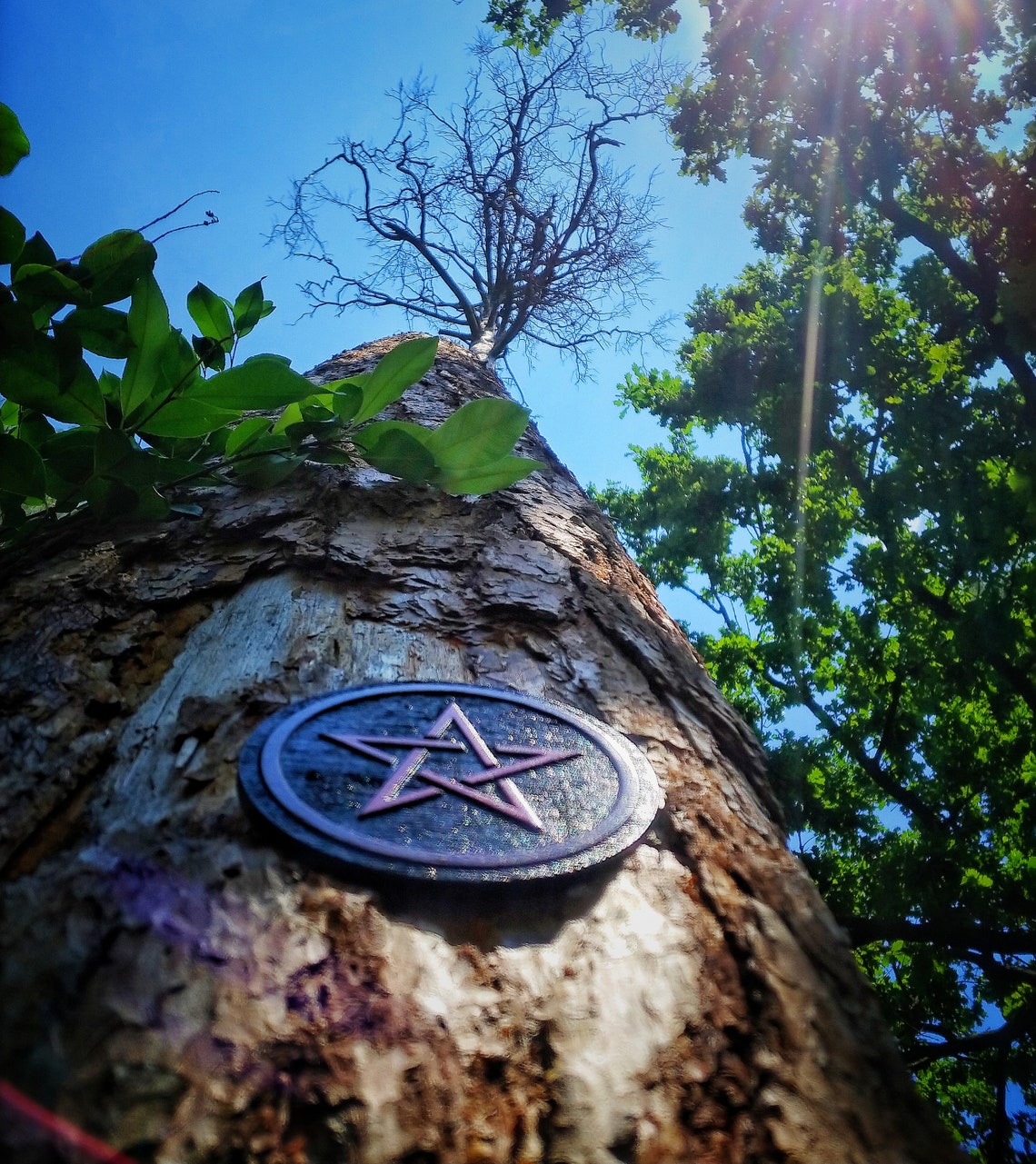 Witchcraft Pentacle Pentagram Wood Altar Tile - Etsy