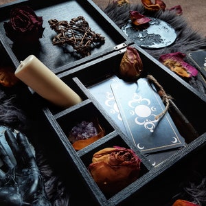 Tarot Card Deck Storage Witch Box, Witchcraft Supply - Etsy