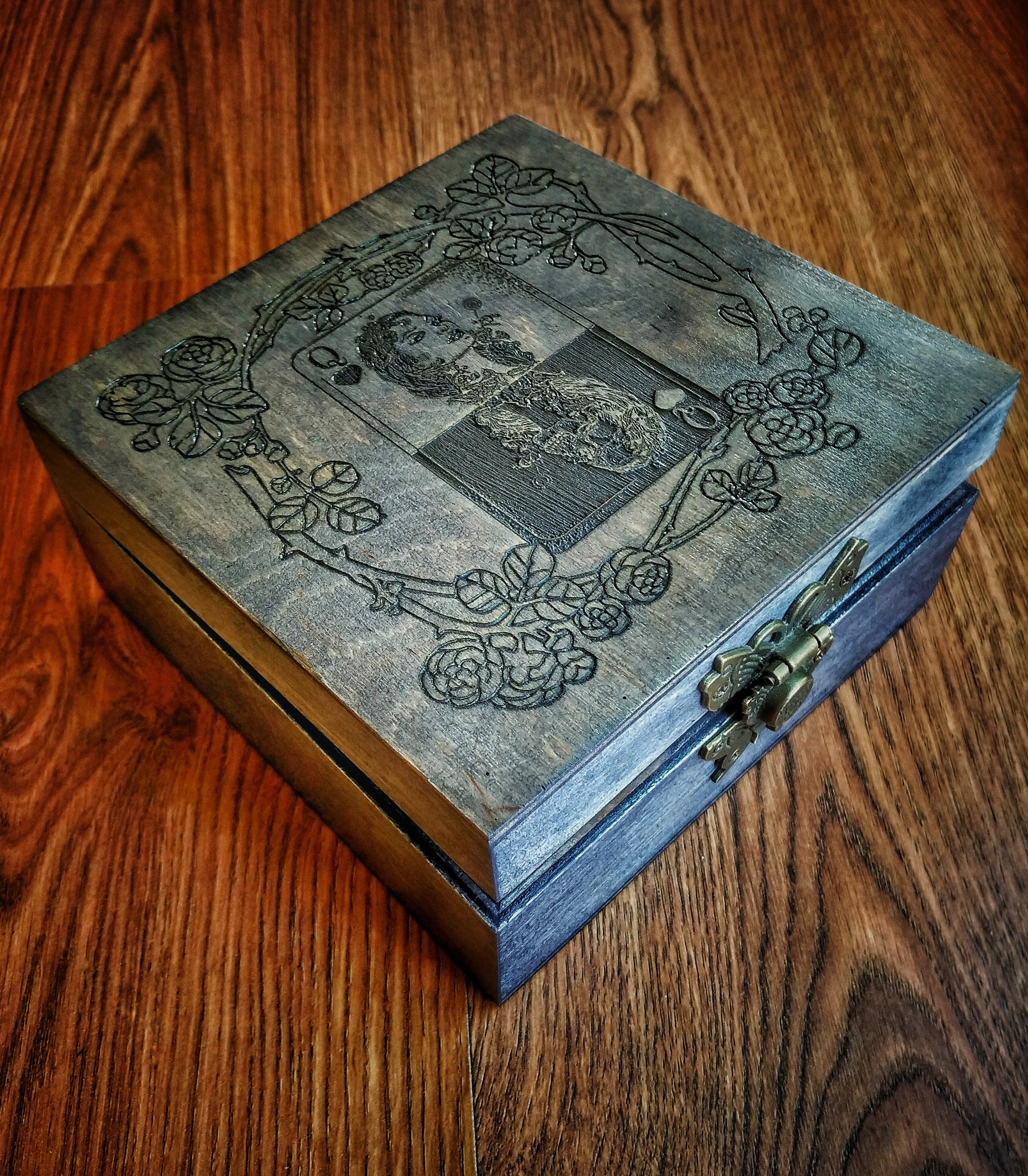 Tarot Box queen of Hearts 2.0 Witchcraft | Etsy