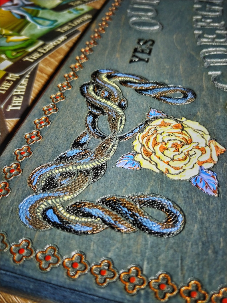 Ouija Board Snake&rose Silver Skull | Etsy