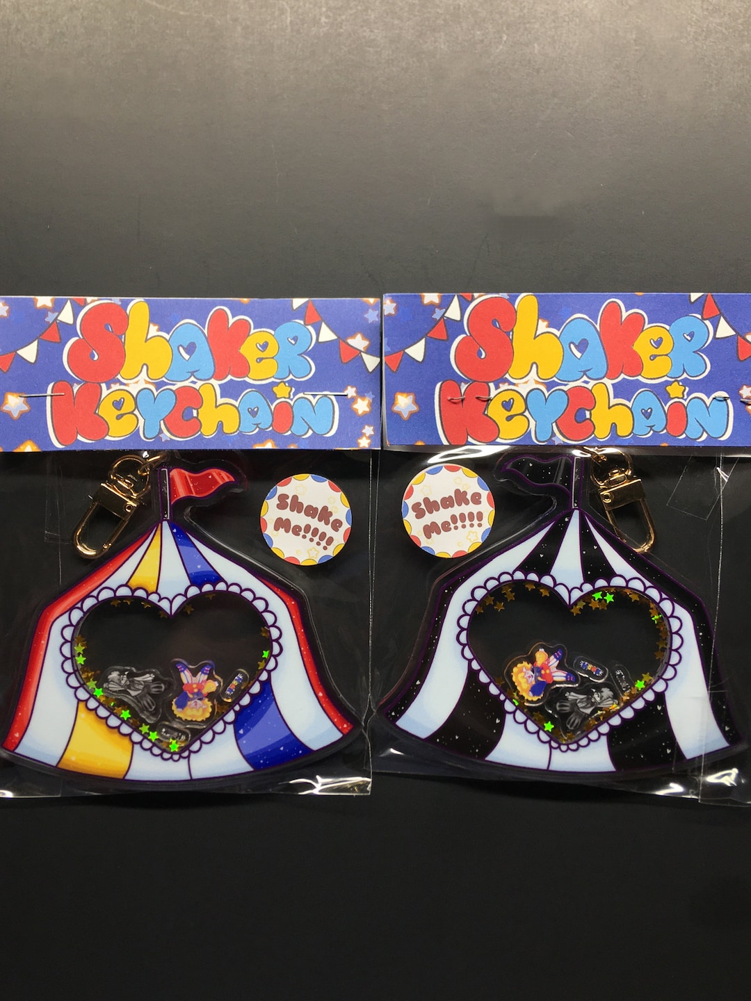 Clown Shaker Keychain - Etsy