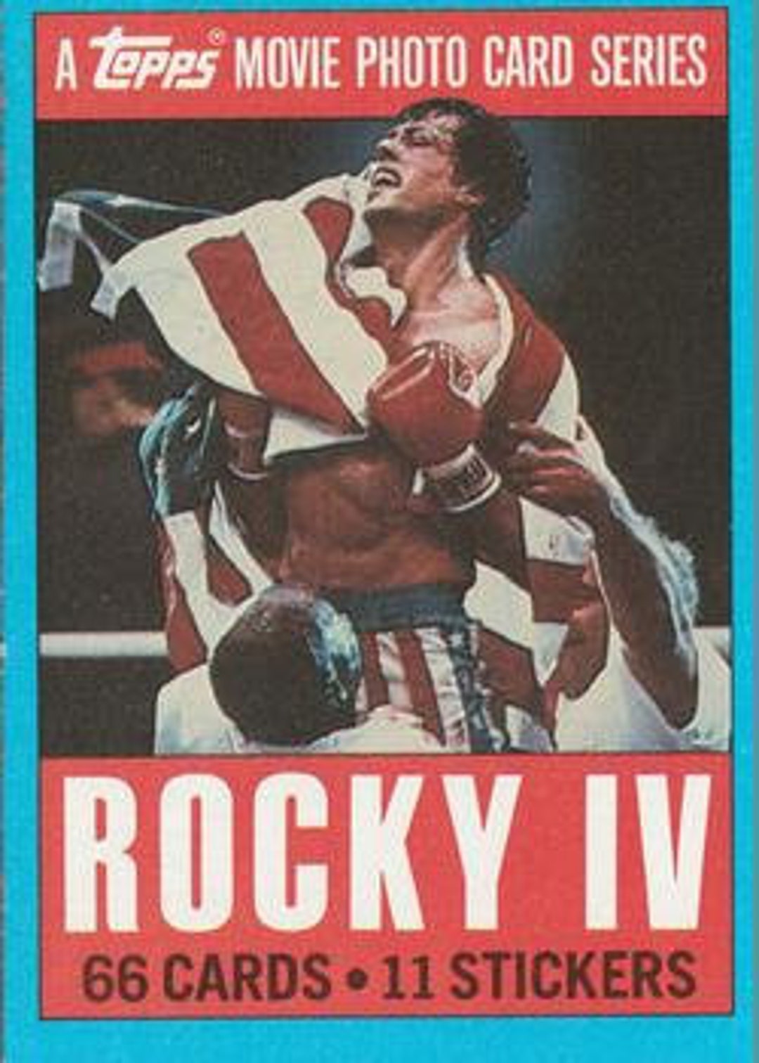 Topps Rocky IV Cards and Stickers 1985 Complete Set - Etsy