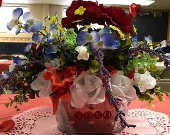Bucket Centerpiece | Etsy
