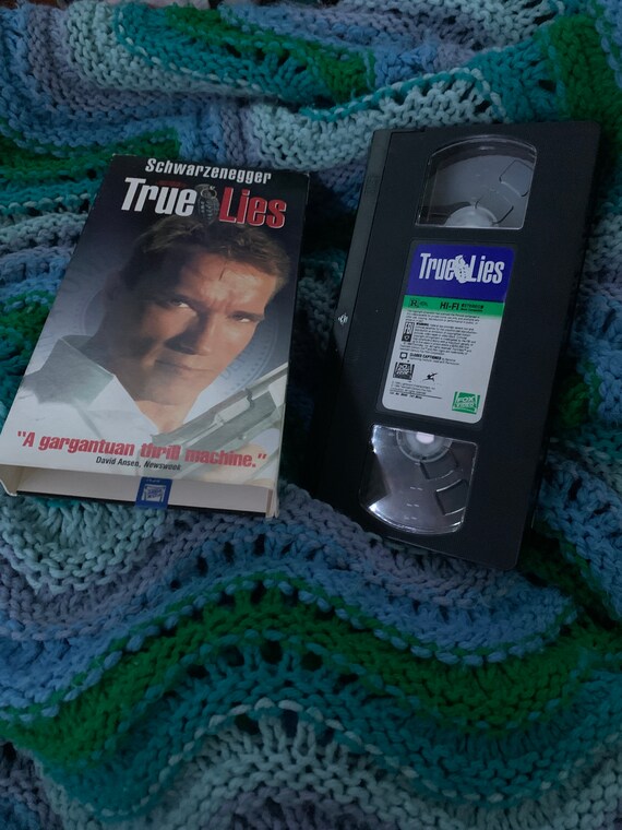 True Lies Schwarzenegger VHS | Etsy