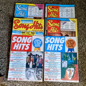 Vintage Song Hits Magazines - Etsy