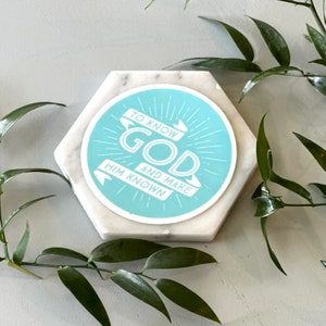 To Know God and Make Him Known Sticker - Etsy